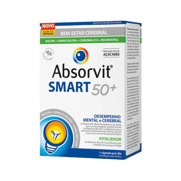 Absorvit Smart 50+ 30 Cápsulas