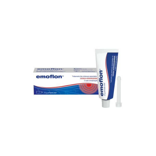 Emoflon Pomada Retal 25G - Farmácia Arade