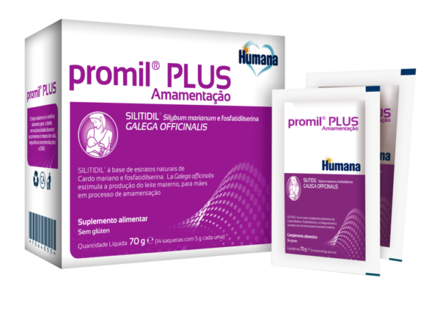 Promil Plus 14 saquetas favorece a amamentação