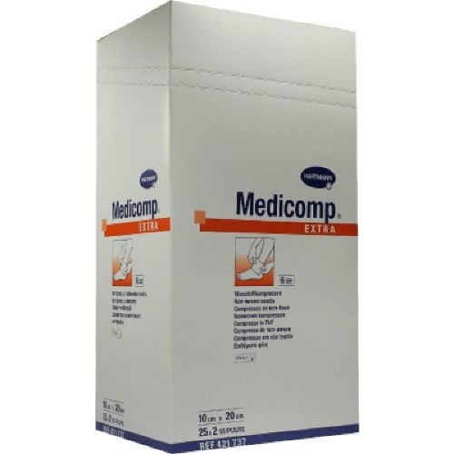 Medicomp Compressa Esterilizada 10x10cm 25 pacotes de 2 compressas ...