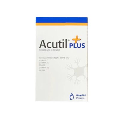 Acutil Plus é um suplemento alimentar que apoia o cérebro.
