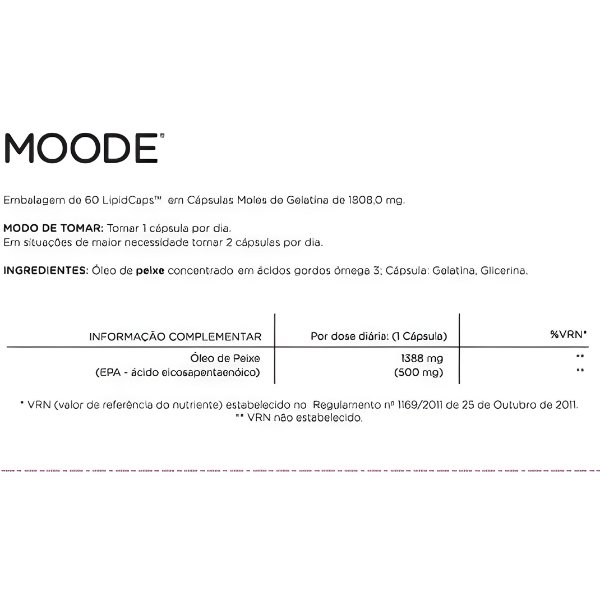 Moode 60 Cápsulas