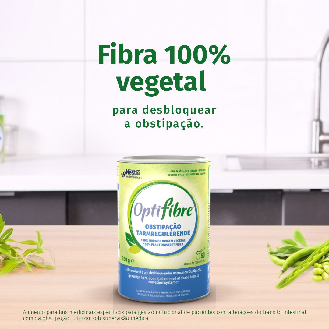 Optifibre Obstipação: Suplemento de Fibra 100% natural